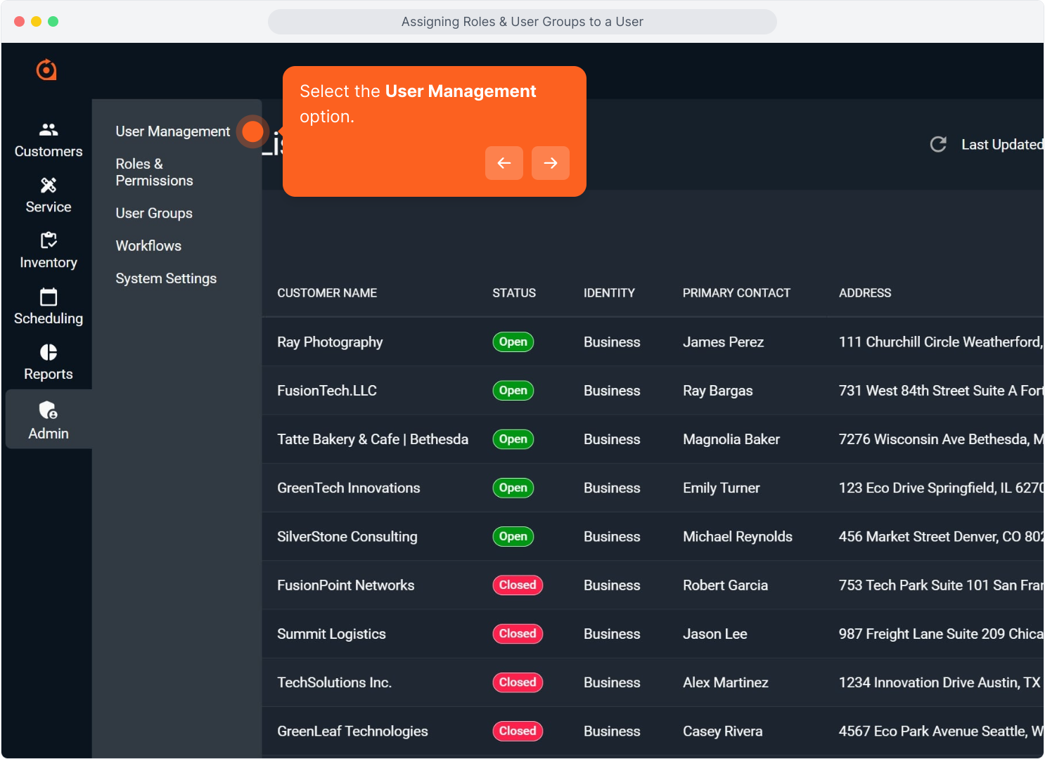 How To Guide: Assigning Roles and Groups to Users - Rev.io PSA ...