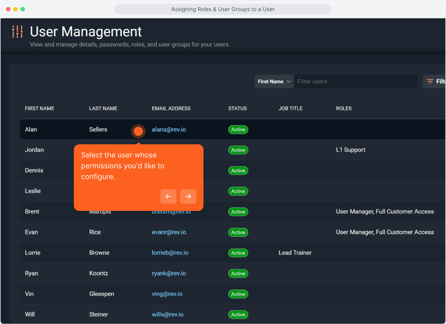 How To Guide: Assigning Roles and Groups to Users - Rev.io PSA ...